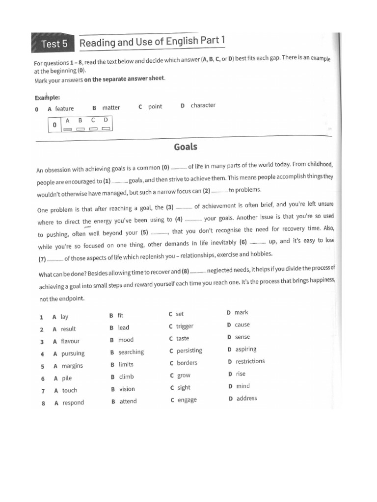 C1 - Test5 - Advanced - Train - 2 - Practice - Tests | PDF