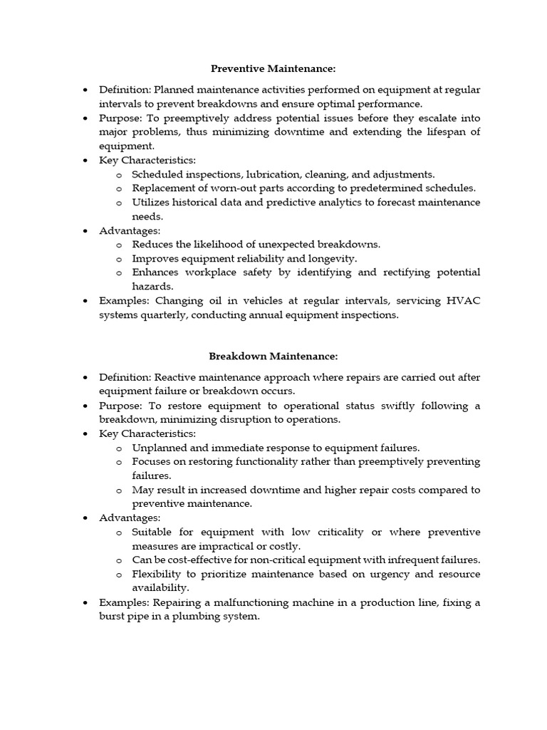 Maintenance Management | PDF | Reliability Engineering | Safety