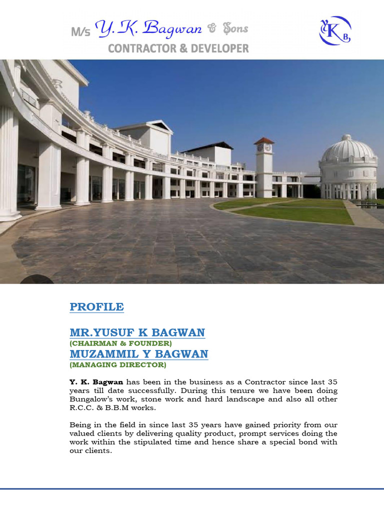 Yk Bagwan Profile (2023) | PDF