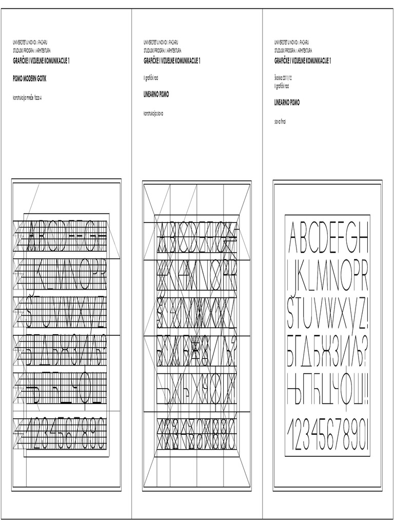 Linearna Slova - Sve | PDF