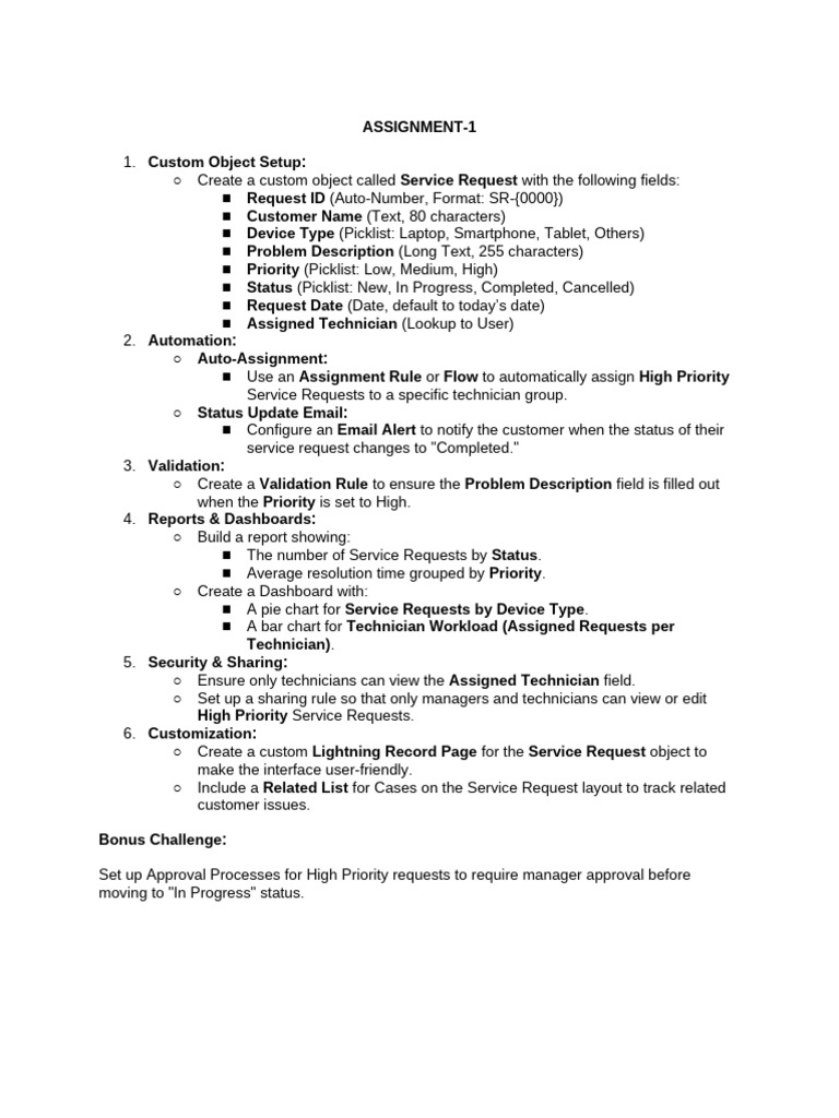 Assignment 1 | PDF