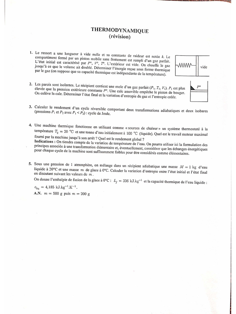 1.EXOS Pour Révision | PDF