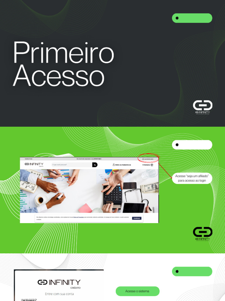 Primeiro Acesso V3 Infinity | PDF