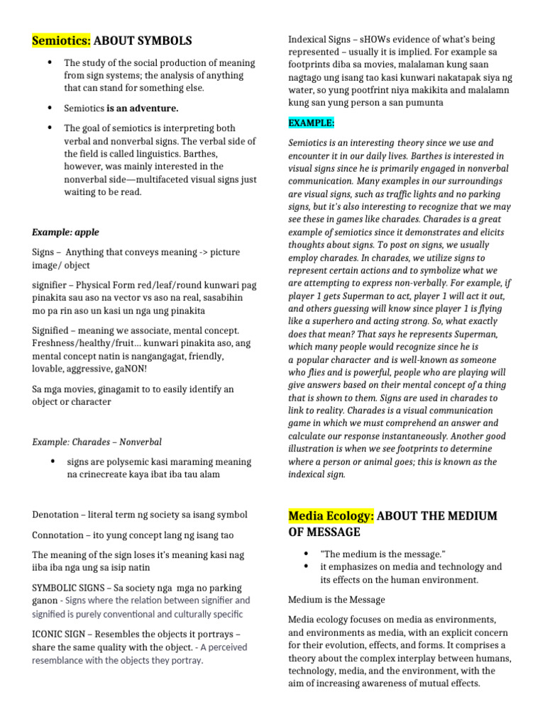 Notes Comm T | PDF | Human Communication | Communication
