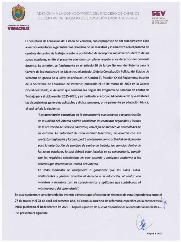 Adendum CCT 2025 | PDF