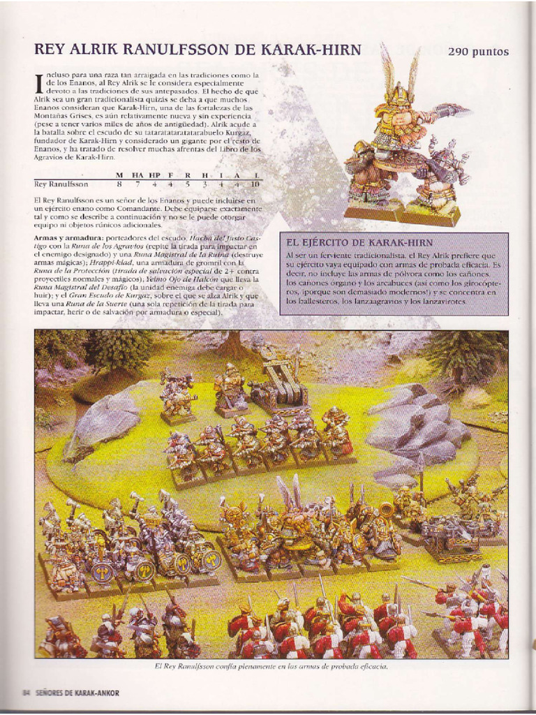 Rey Alrik Ranulfsson de Karak-Hirn (WD 131) | PDF