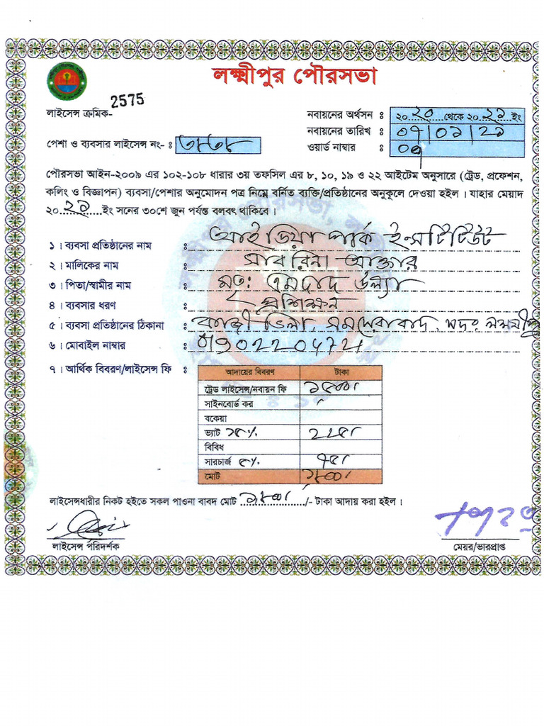 Trade Licence | PDF