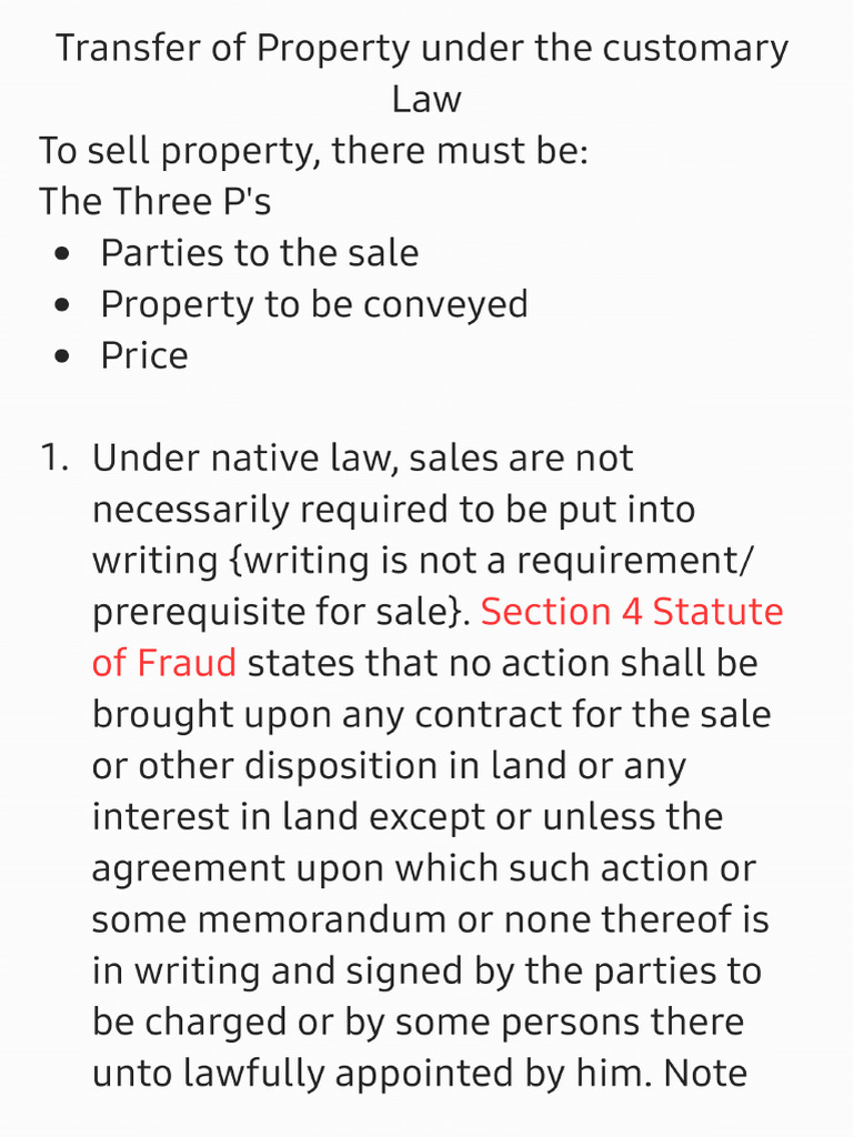 Conveyancing Law Note by DR Garuba - 231019 - 114138 | PDF