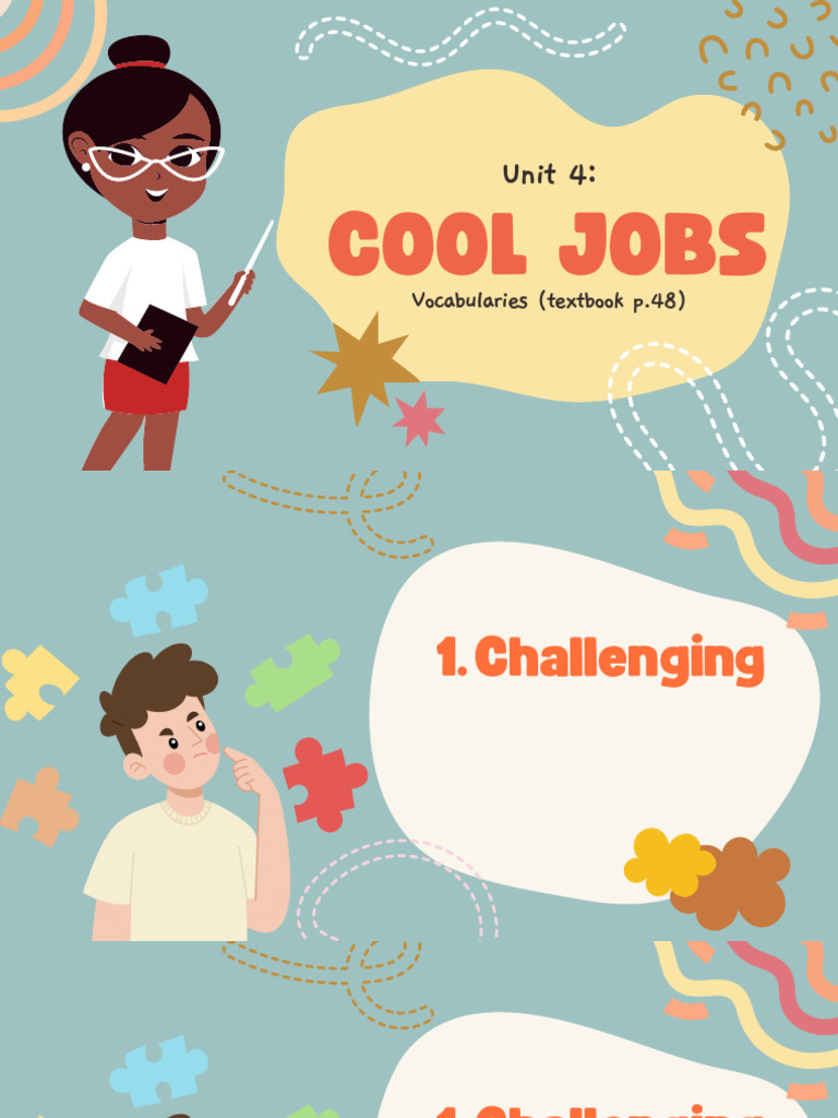 Unit 4 COOL JOBS Vocabularies ILLIYIN | PDF | Feeling