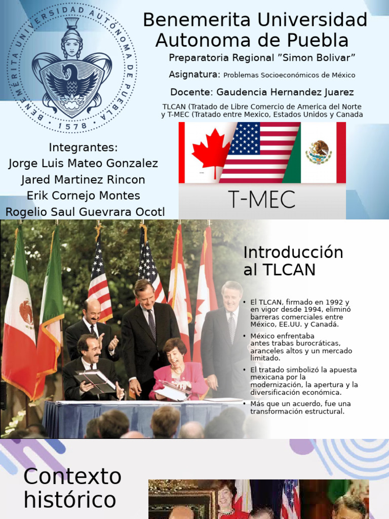 TLCAN | PDF | Tratado de Libre Comercio Norteamericano | México
