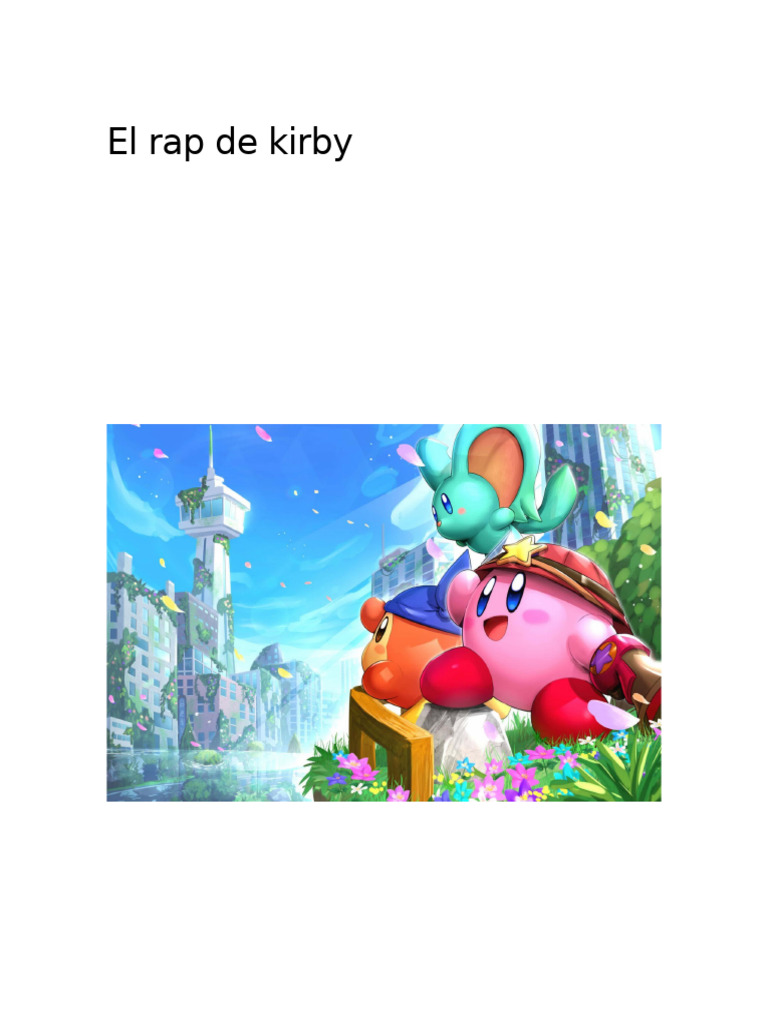 El rap de kirby | PDF