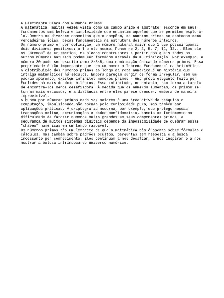 MT Números Primos | PDF