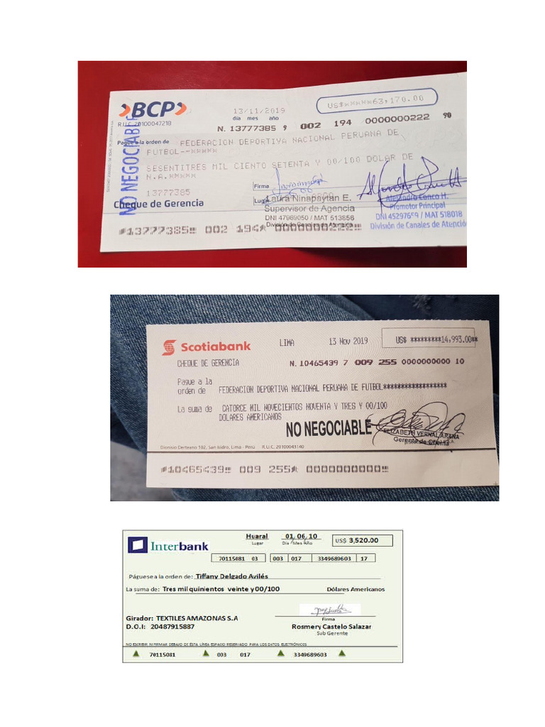 Cheque | PDF