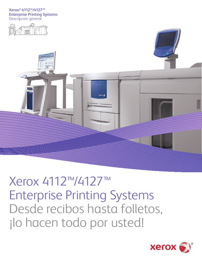 Xerox 4112 Brochure | PDF | Impresora (Computación) | Color