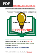 Kcse 2023 Math P1 MS | PDF