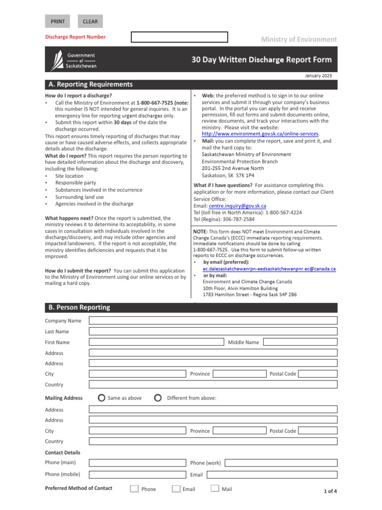 30-Day Discharge Report 1 | PDF | Discharge (Hydrology)