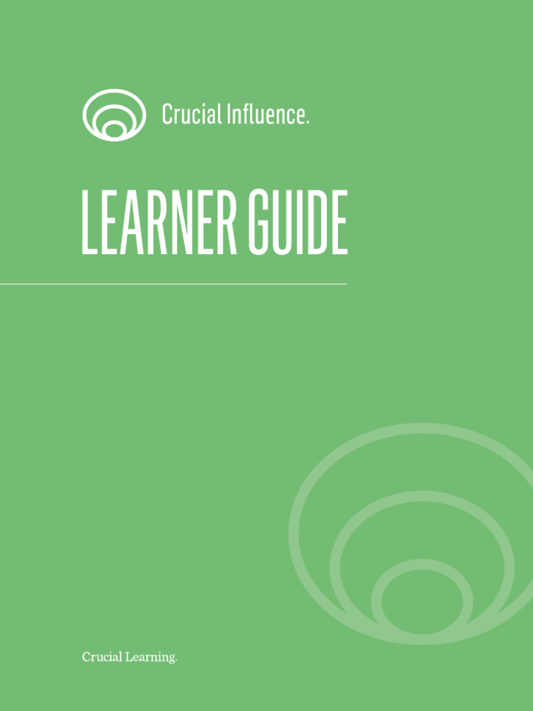 Crucial Influence | PDF | Learning | Motivation