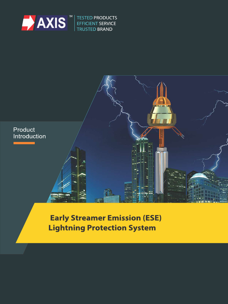 Early Streamer Emission (ESE) Lightning Protection System | PDF
