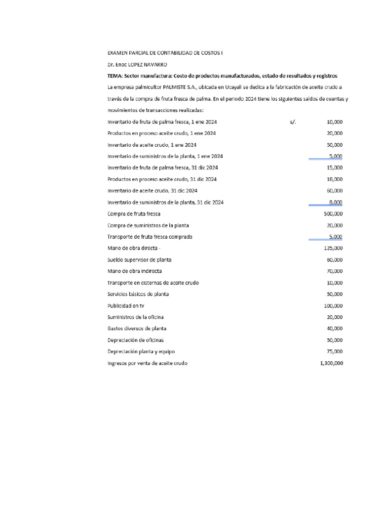 Costos 1 | PDF | Contabilidad | Dinero