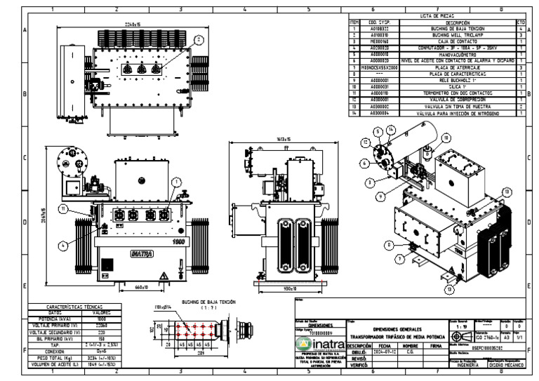 PD - 05efc100035202 - (v0r0) - Dimensiones - Sign 3f 1000kva Conv ...