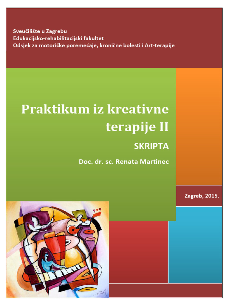 Erfunizg Praktikum Iz Kreativne Terapije II Skripta Renata Martinec 2015 | PDF