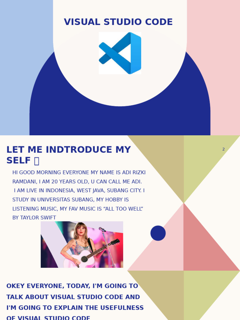 Visiual Code Inggris UAS | PDF