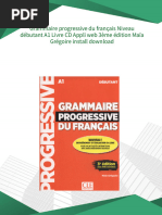 Grammaire Progressive Du Français Niveau Intermediaire - 3rd PDF | PDF