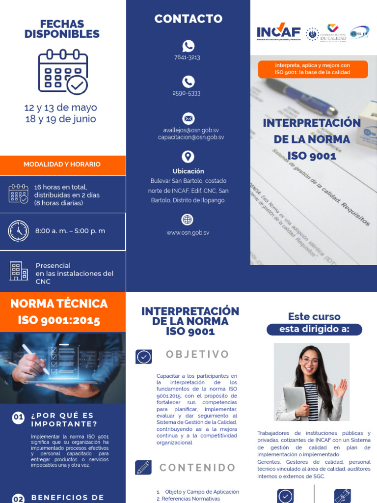Brochure Iso 9001 - Cotizantes | PDF | Sistema de manejo de calidad ...