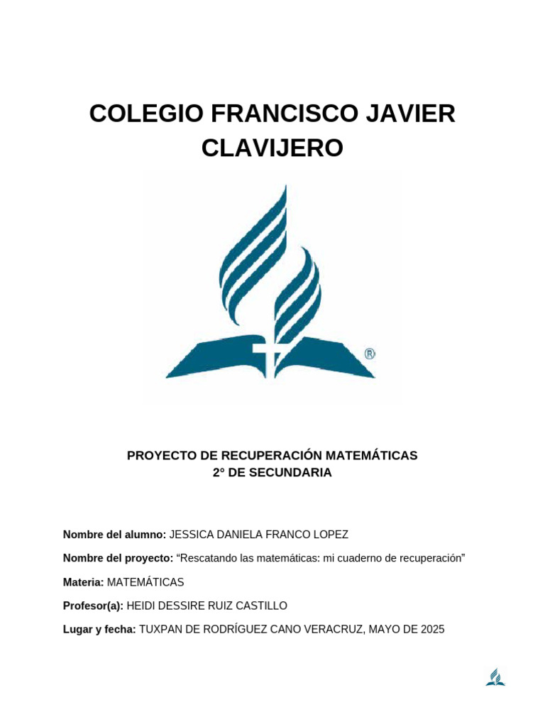 Proyecto Jessi Matematicas1.1 | PDF | Ecuaciones | Álgebra