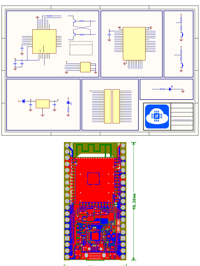 NodeMCU-32S Schematic and Pinout | PDF