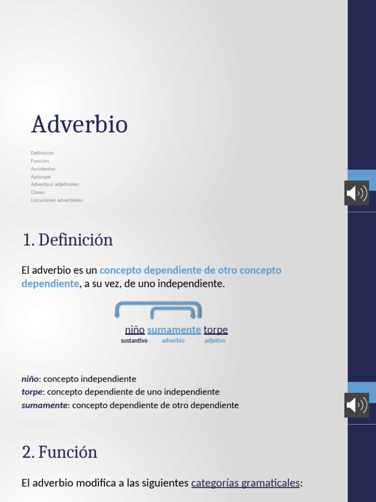 8 Adverbio | PDF | Adverbio | Tipología Lingüística