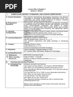 Detailed Lesson Plan in English I - Action Words (TGBTG) - 1 | PDF ...