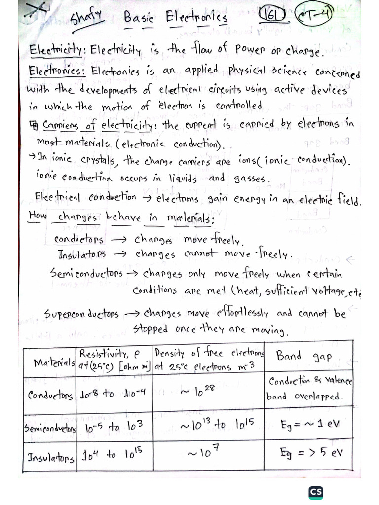 Hand Note Semiconductor and Transformer | PDF