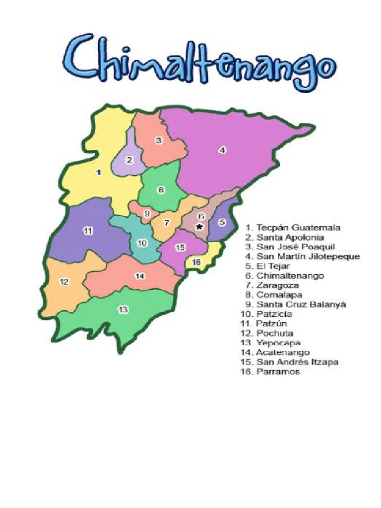 División Política y Cultura de Chimaltenango | PDF