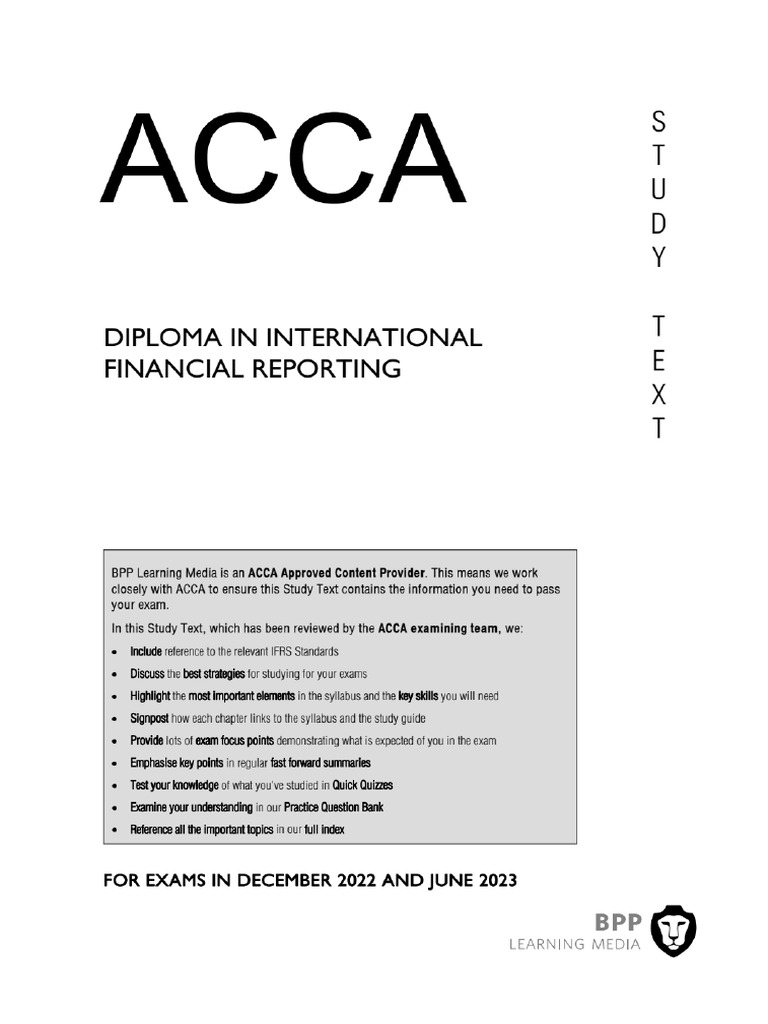 Study Text Dip IFRS | PDF