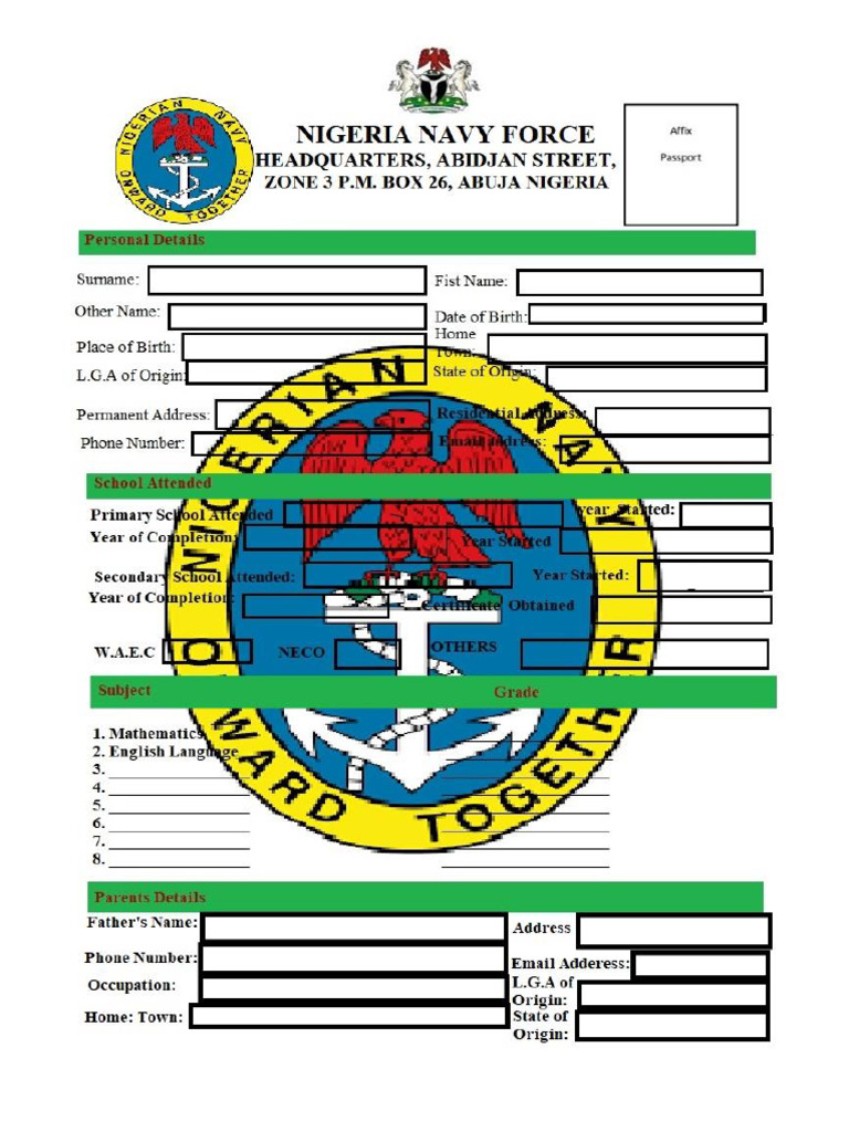 Navy Form | PDF