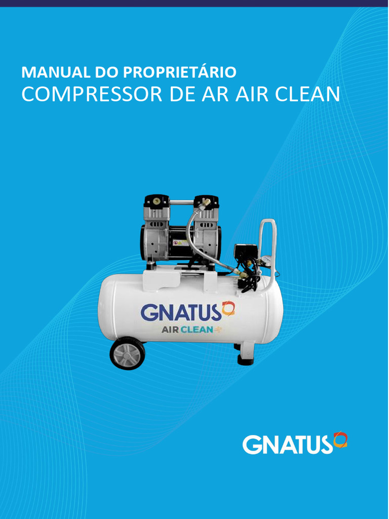 Manual do Proprietário: Compressor Air Clean | PDF | Motores | Desperdício