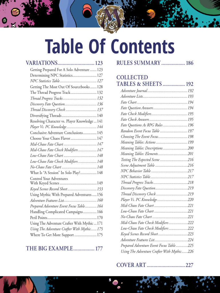 Mythic - Game Master Emulator 2e | PDF | Tabletop Games | Role Playing ...