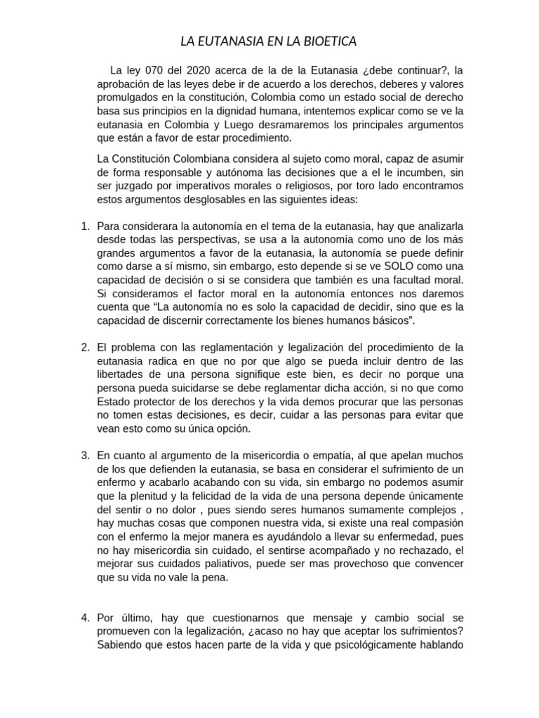 Bioetica | PDF | Autonomía | Moralidad