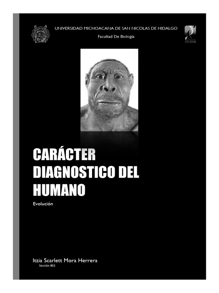 Caracter Diagnostico | PDF | Humano | Hominidae