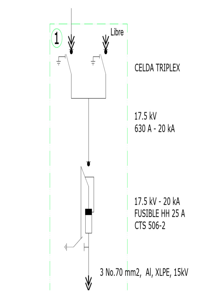 Celda Triplex Entrada Salida Proteccion | PDF
