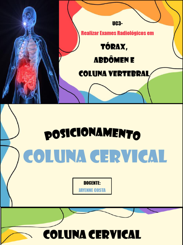 Posicionamento Radiológico da Coluna Cervical | PDF | Coluna vertebral