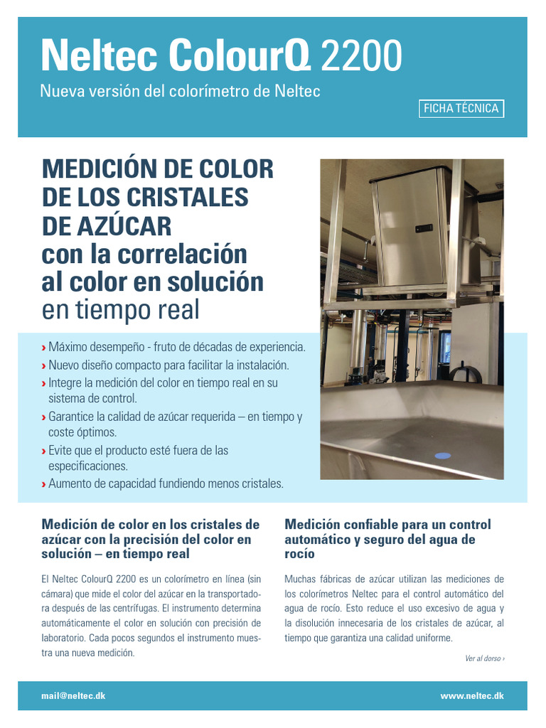 ColourQ 2200 - Version 202209 - Spanish | PDF | Medición