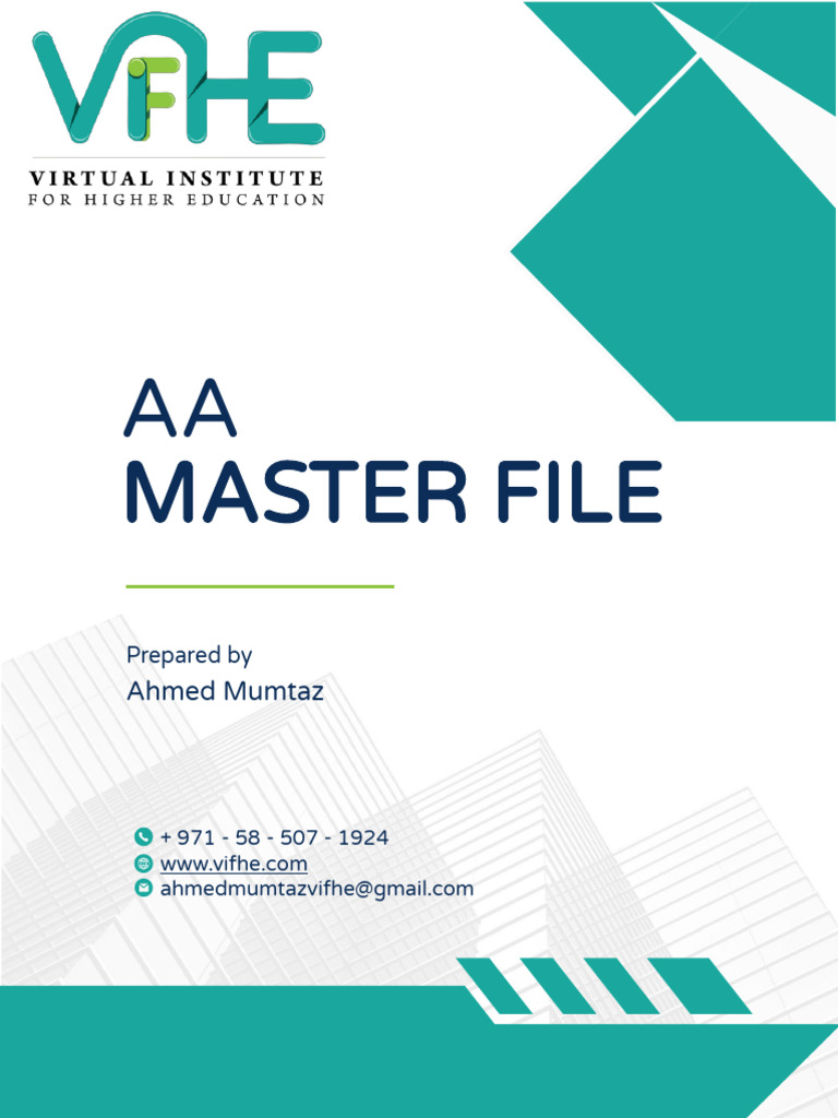 AA-Master File June 2025 | PDF | Audit | Financial Audit