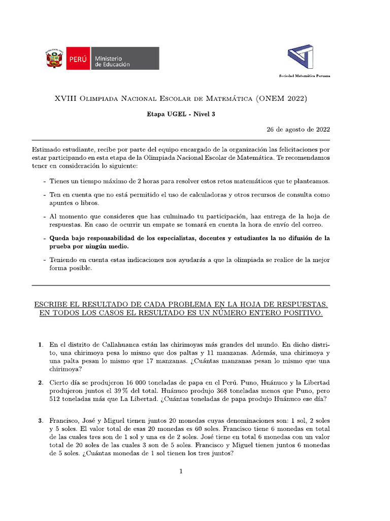 Onem 2022 F2N3 | PDF