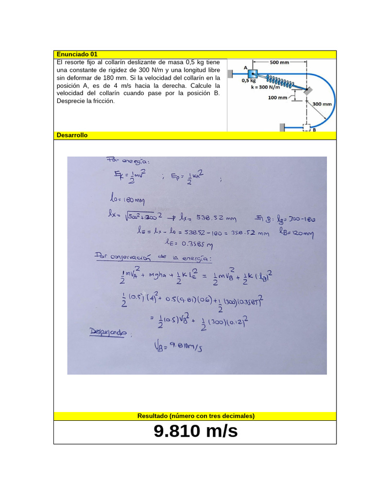 Ef Desarrollo Fisi 1 Final | PDF | Física Aplicada e Interdisciplinaria | Ingeniería mecánica