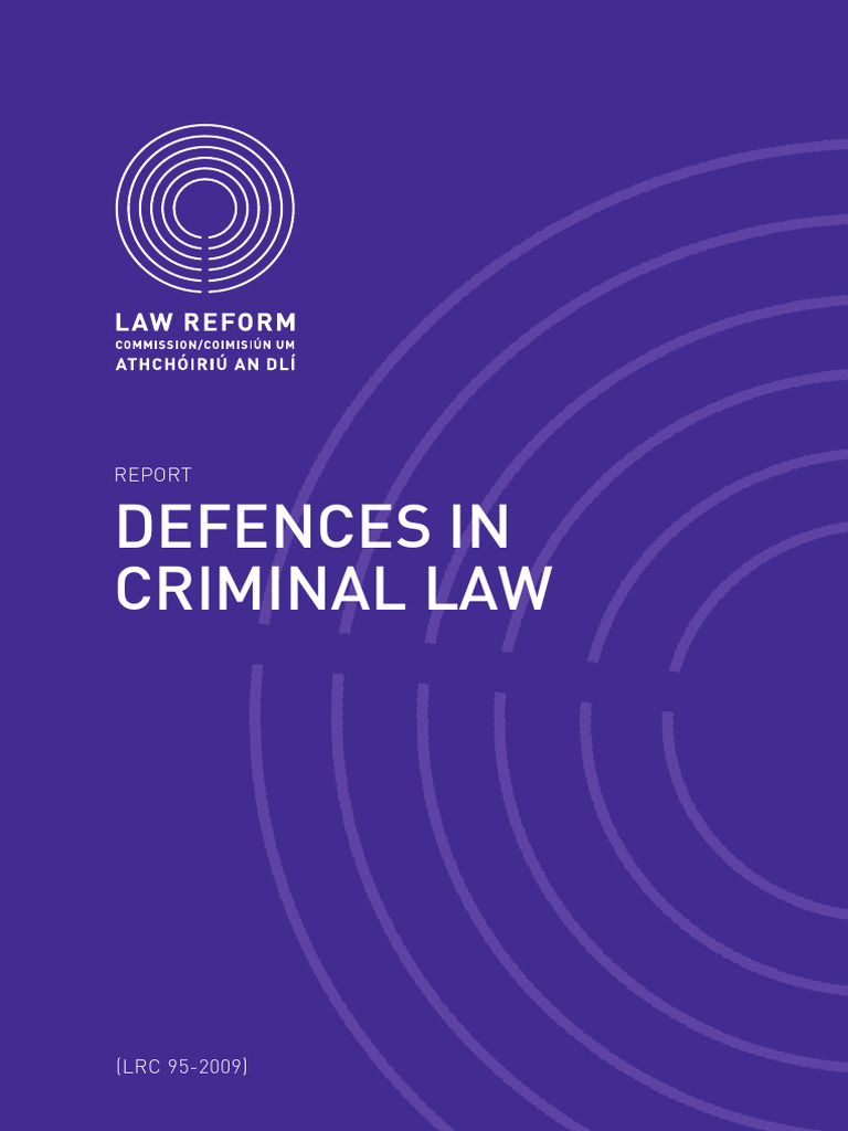 R Defences in Criminal Law | PDF | Crimes | Crime & Violence