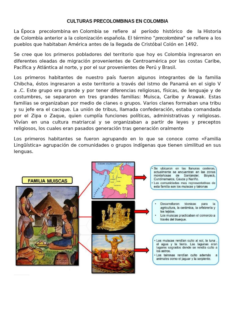 Cultura Precolombina 4° | PDF