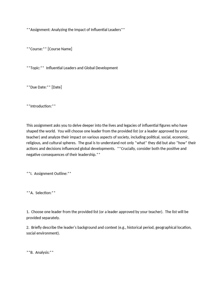 Assignment #1 History | PDF | Policy | Society