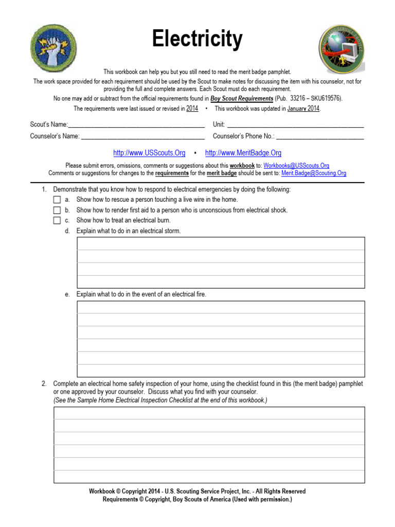 Microsoft Word - Electricity | PDF | Fuse (Electrical) | Boy Scouts Of ...